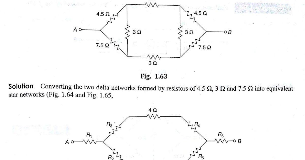 Example of Star-Delta Conversion
