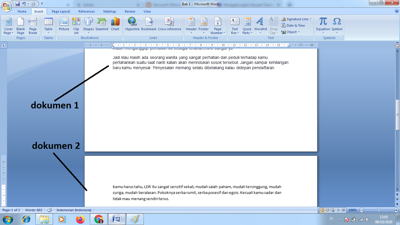 Cara Menggabungkan Beberapa Dokumen Menjadi Satu di Microsoft Word ...