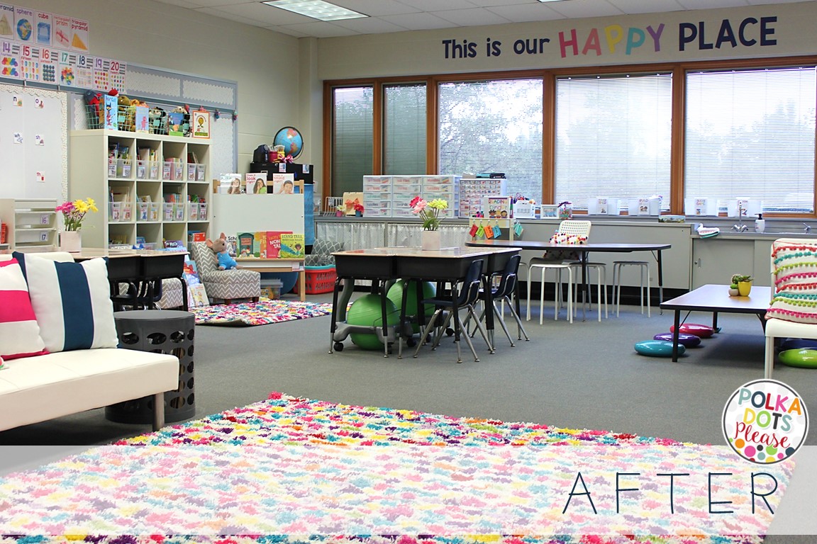 Flexible Seating Classroom - Polka Dots Please