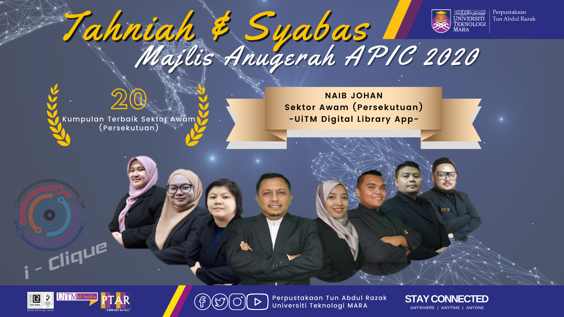 Tahniah dan Syabas PTAR di Majlis Anugerah APIC 2020 anjuran MPC ...
