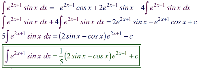 intégration par partie rapide et efficace: Tabular integration method ...