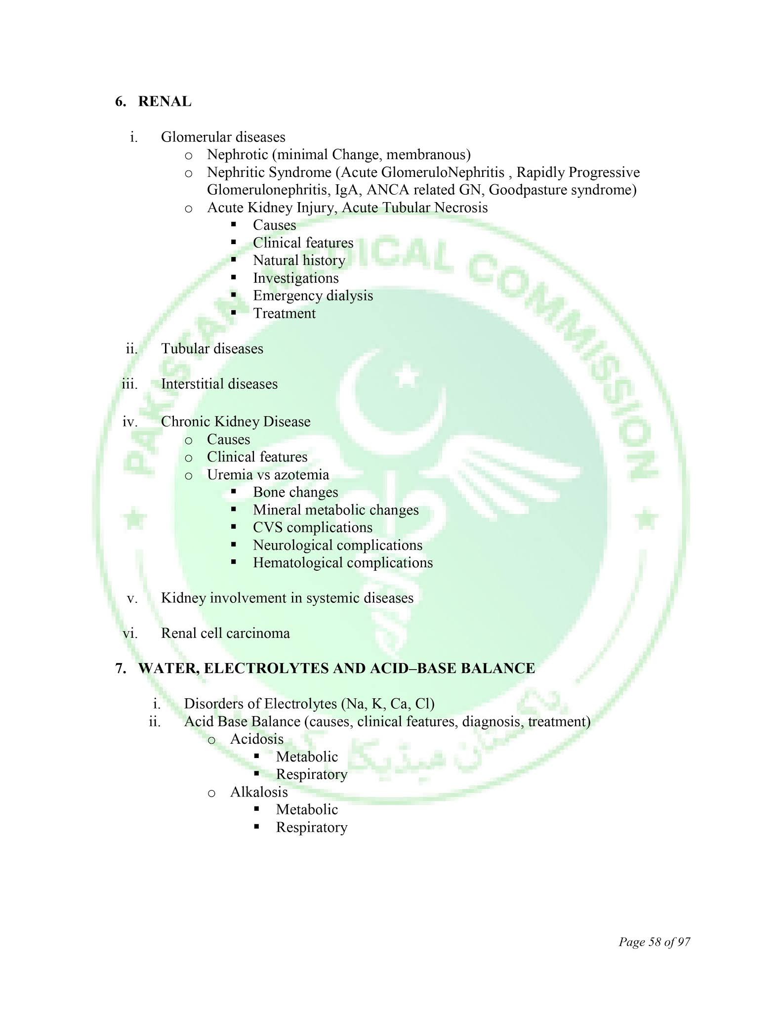 NLE Exam Pakistan Syllabus 2021 - MBBS WORLD