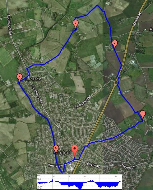 Maghull Meanders: W&WPL #13 - Running Horses, Lydiate