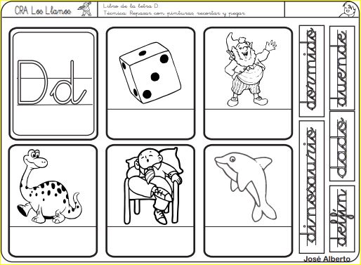 Jugando y aprendiendo juntos: Aprendo a leer y a escribir. La D