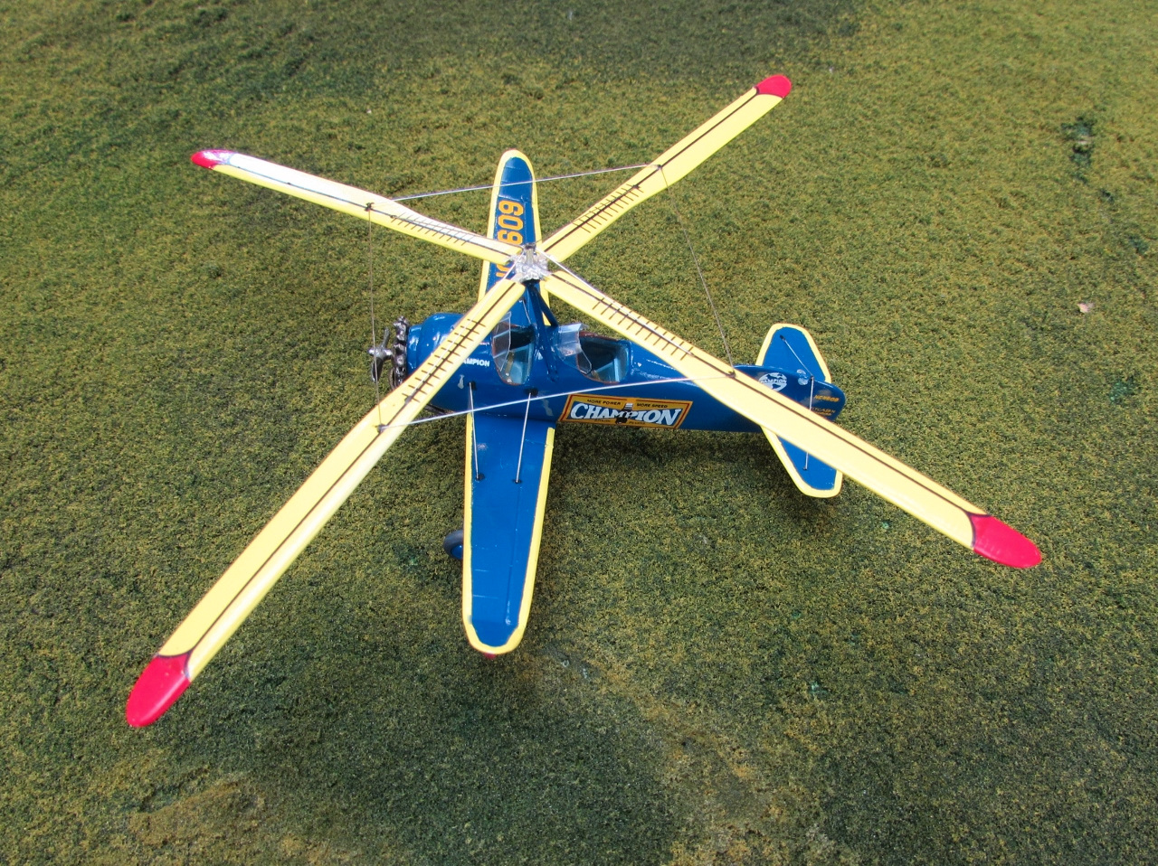 Wings of Intent: Pitcairn Autogyro HO scale completed (Williams ...