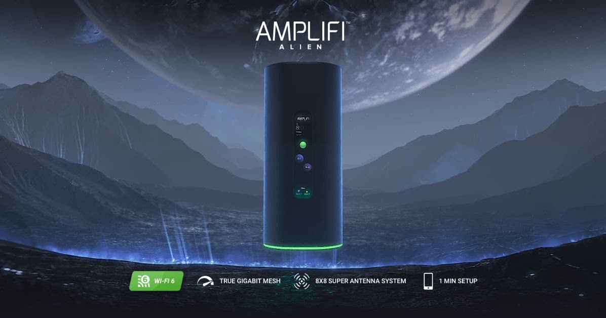 AmpliFi lança router Alien com WiFi 6 | Aberto até de Madrugada