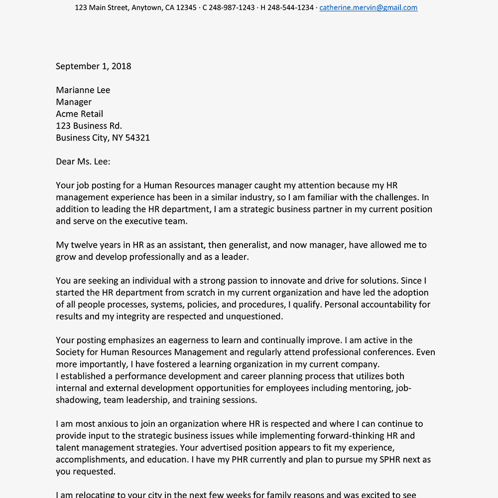 Cover Letter Examples For Human Resources Resume Letter cover-letter-examples-for-human-resources-resume-letter