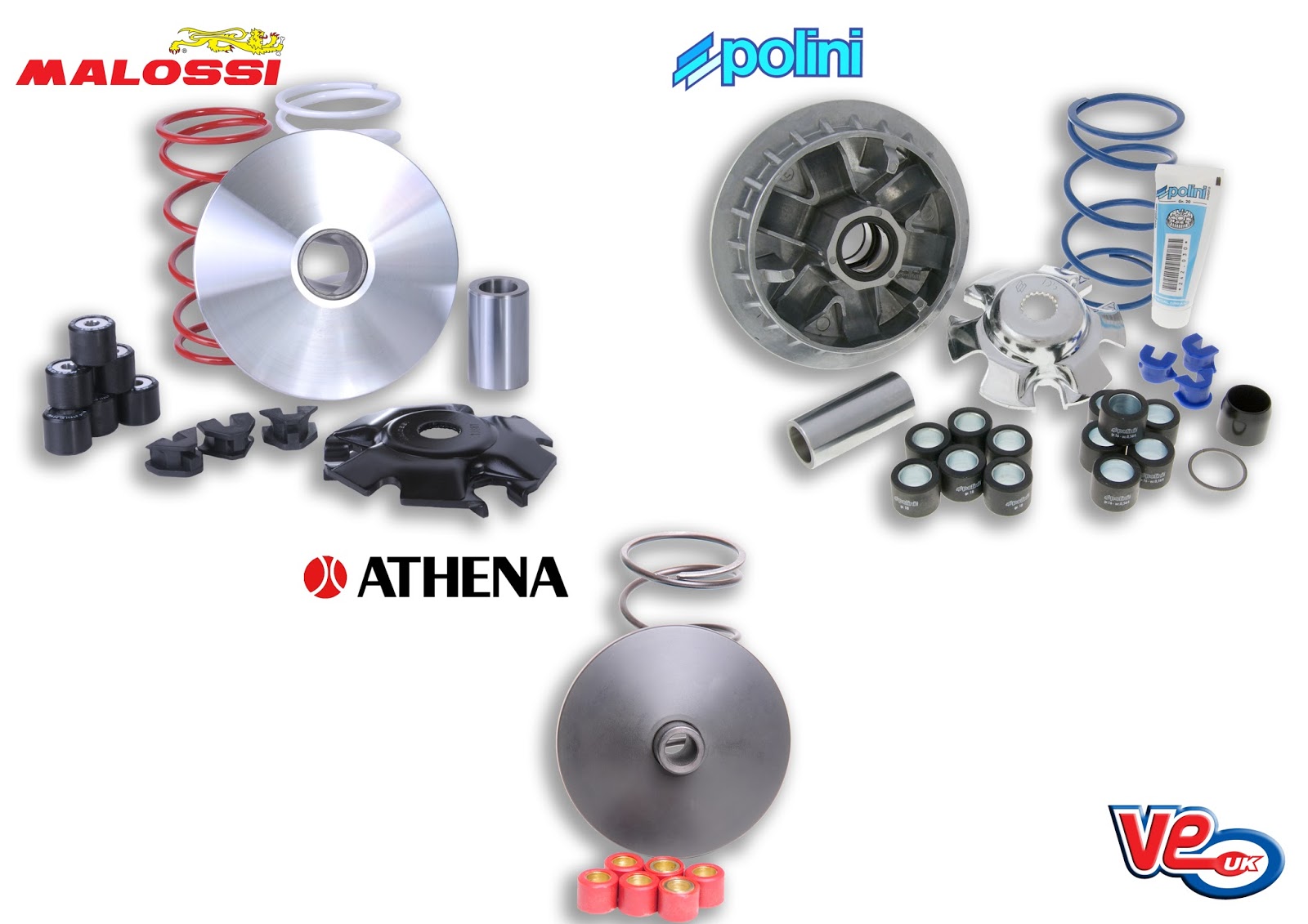 VE Scooter Spares: Performance Variator Kits from VE (UK)