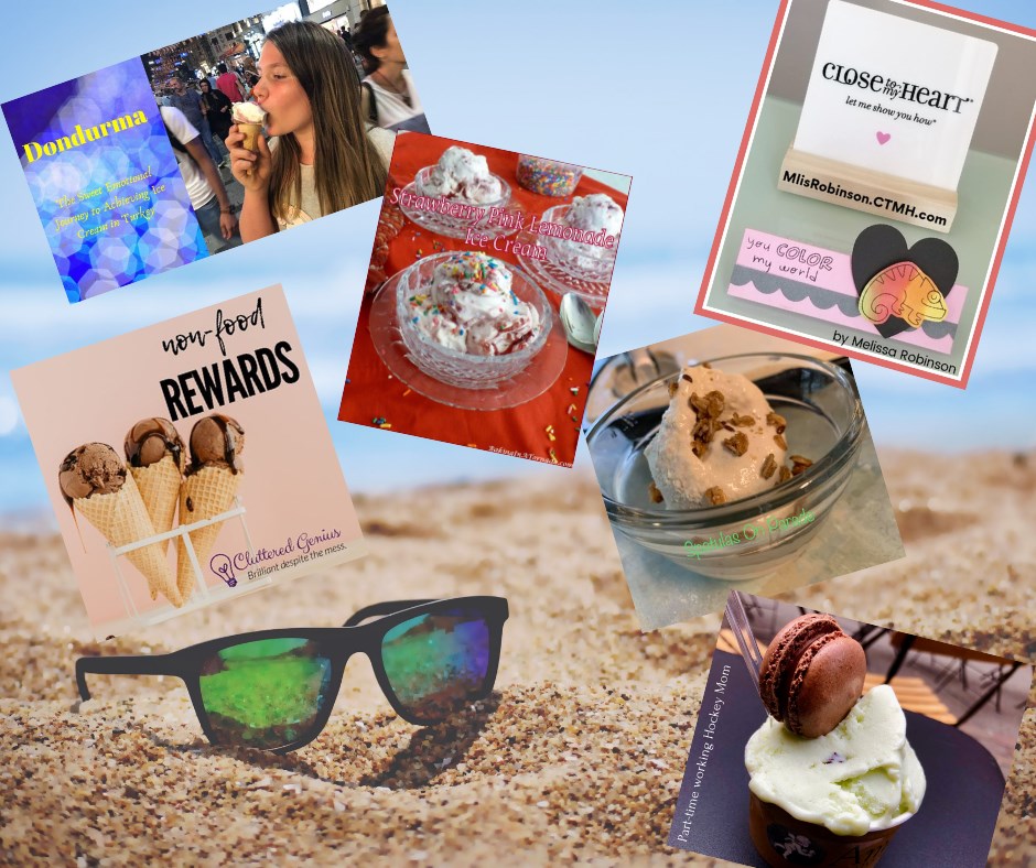 Baking in a Tornado: Strawberry Pink Lemonade Ice Cream: Blog With Friends