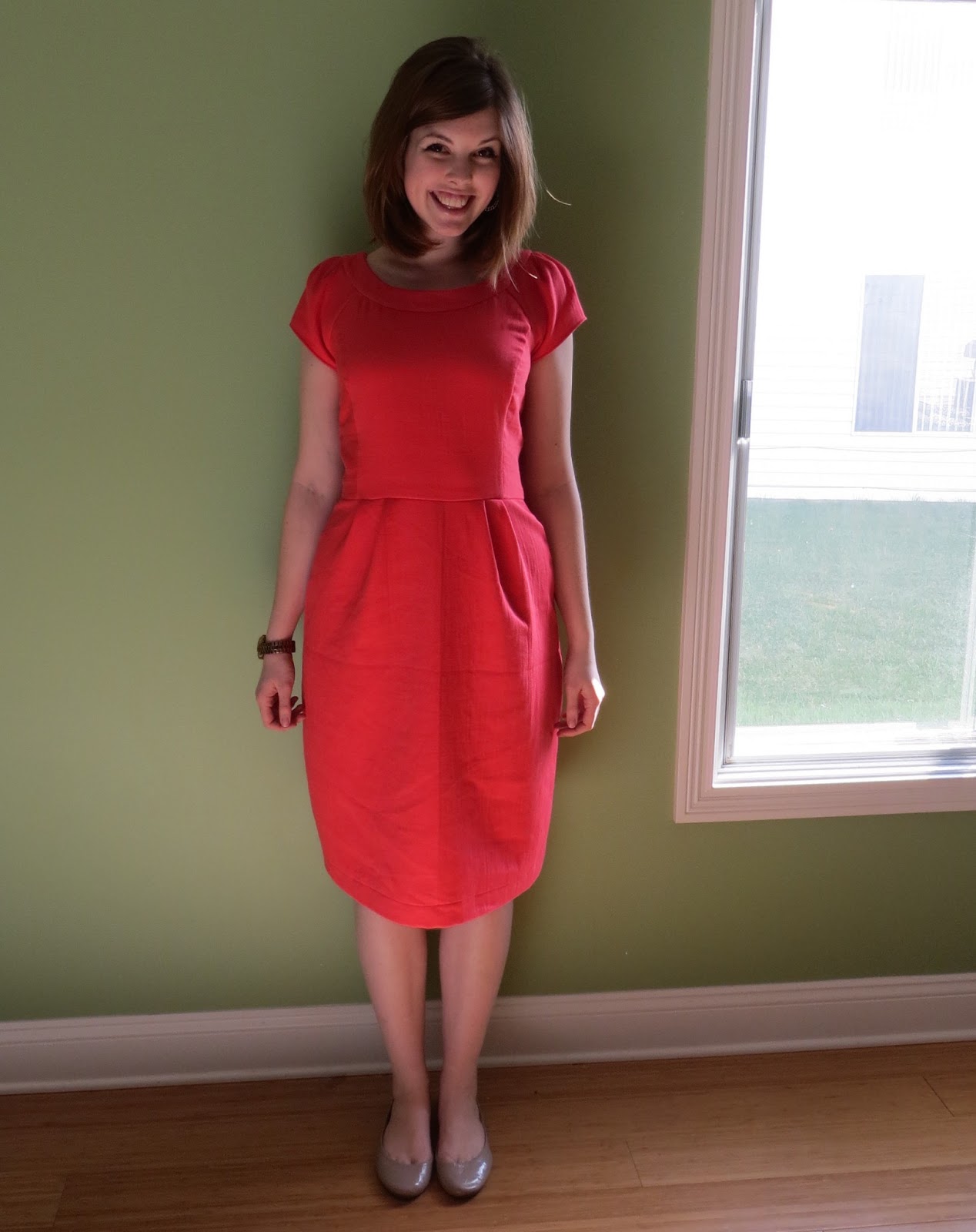 Coral Mad Men Megan Dress