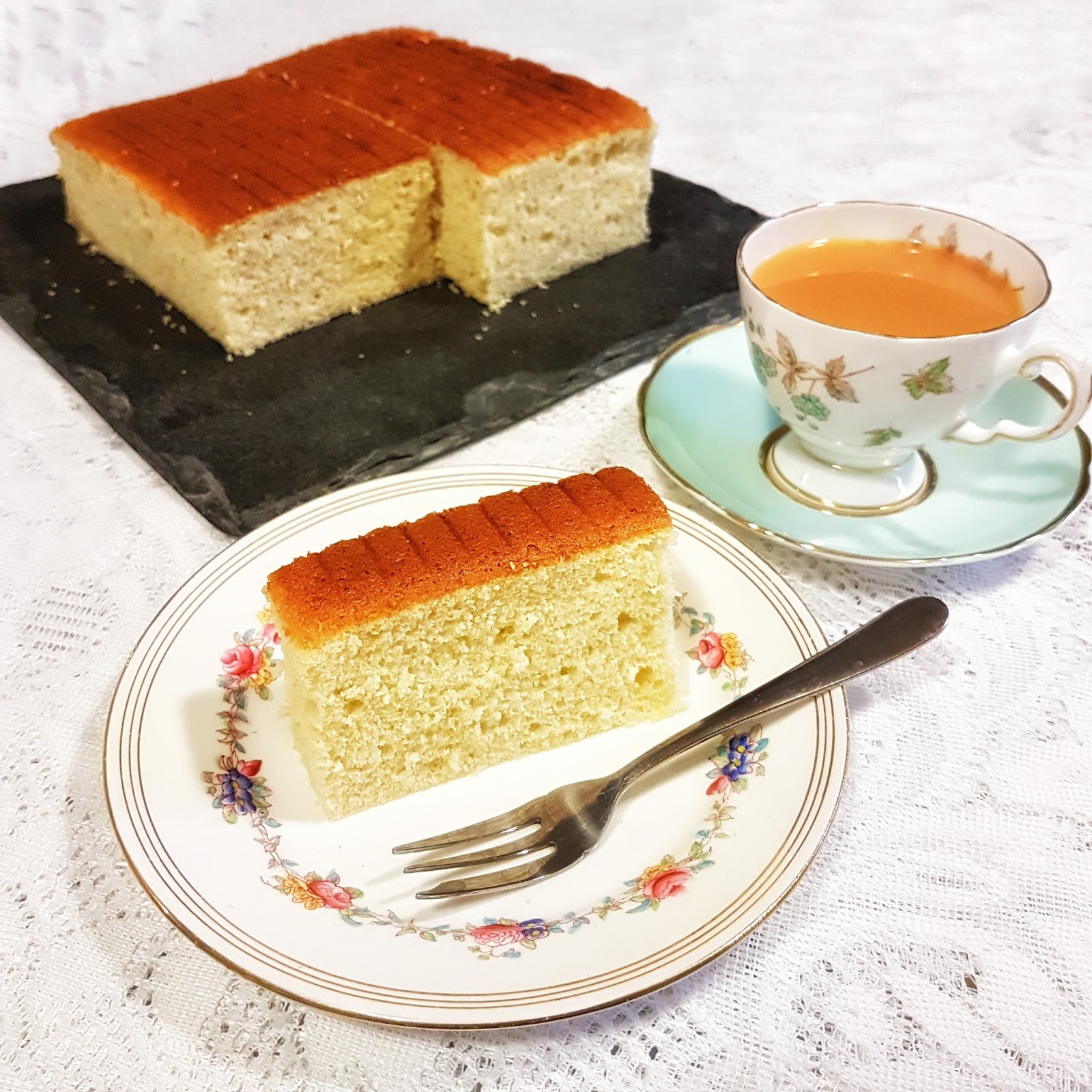 Sake Kasu Castella Cake – Recipe