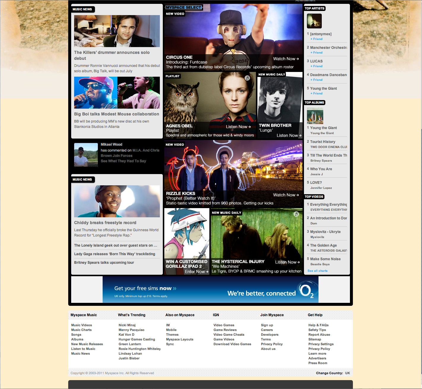 John Yates silent Sheffield: some existing myspace banners and adverts