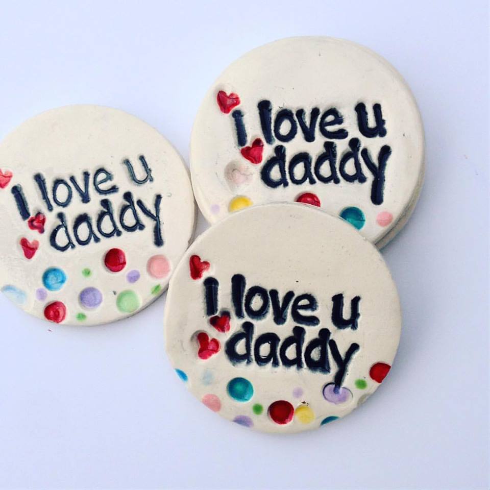 TheBabyHandprintCompany: Happy Father's Day Magnet - I love You Daddy ...