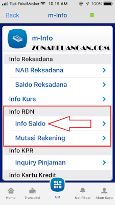 Cara Mudah Cek Saldo RDN BCA - zonakeuangan.com