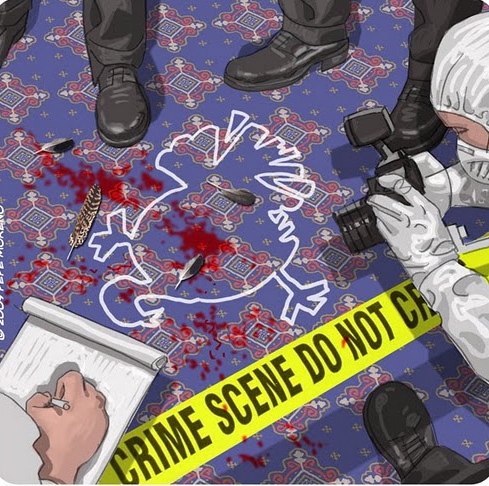 Mystery Fanfare: Cartoon of the Day: Thanksgiving CSI