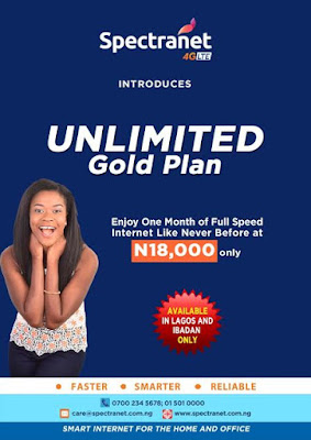 Spectranet 4G LTE launches full speed unlimited gold plan
