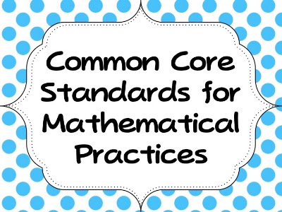 Fifth Grade Freebies: Common Core Standards for Mathematical Practices