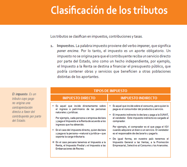 Clasificación de los Tributos ~ Tributando Ando Clasificación de los Tributos ~ Tributando Ando