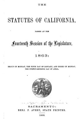 THE EDUCATED GENEALOGIST: 1863 California State Statutes - Name Changes ...