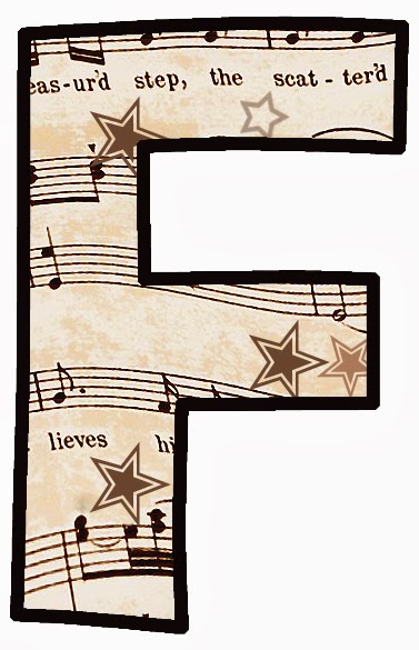 Precioso Alfabeto con Partitura Musical. - Oh my Alfabetos!