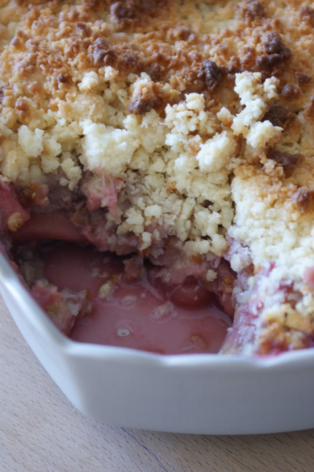 Afternoon Tea: Crumble chocolat blanc - coco