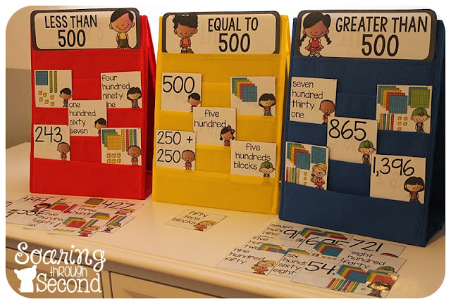 Comparing Numbers to 1,000 {FREEBIE} - Hello Sandy Patterson