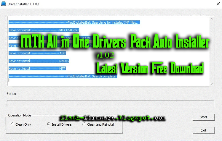 MTK All in One Drivers Pack Auto Installer v1.02 Free Download