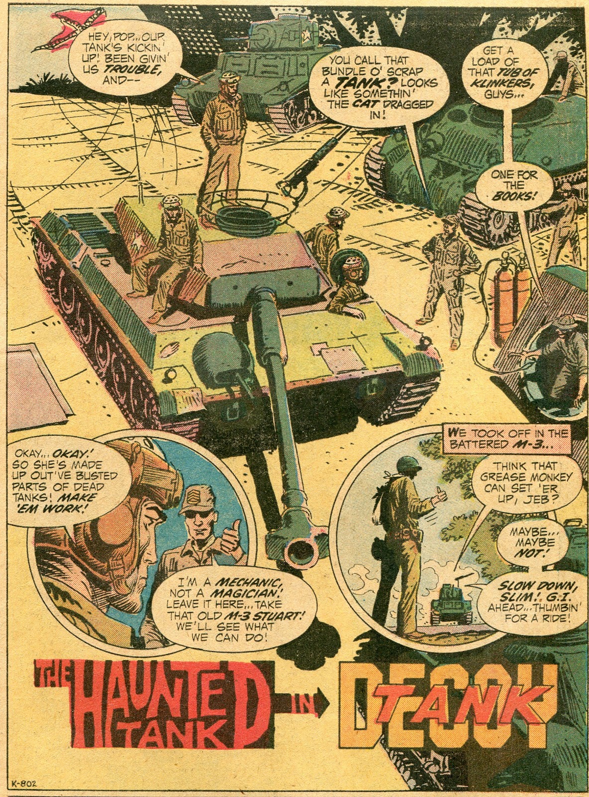 Comics, old time radio and other cool stuff: Holding a Tank Hostage