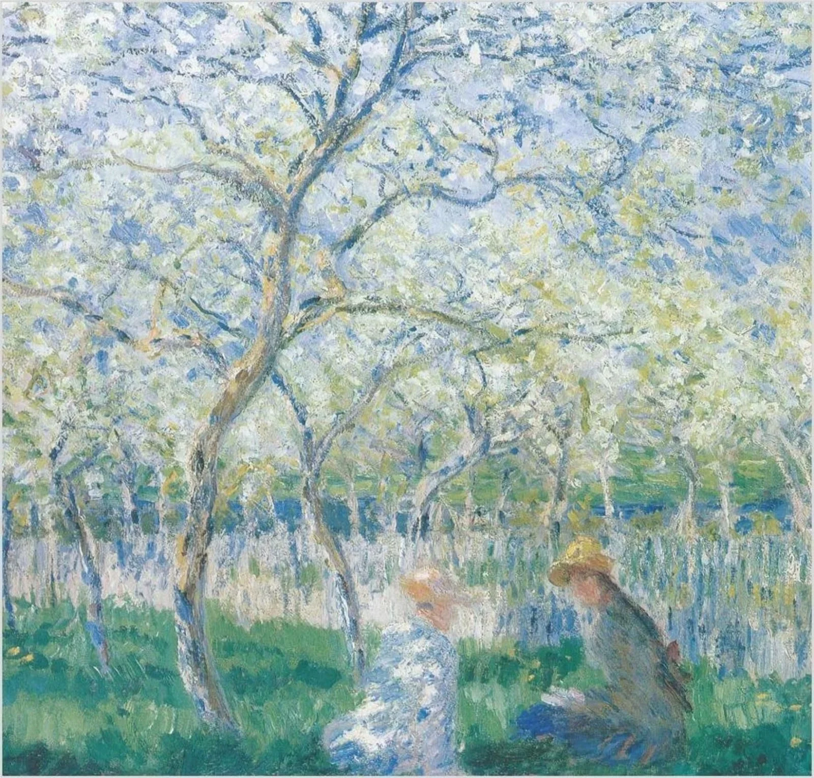 Claude Monet | Spring (Fruit Trees in Bloom) 1873 | Tutt'Art@