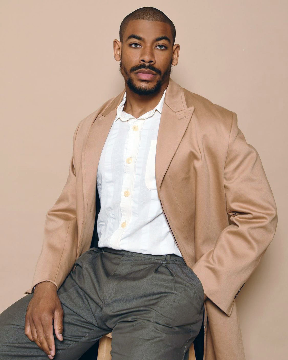 my new plaid pants: Aaron Pierre Five Times