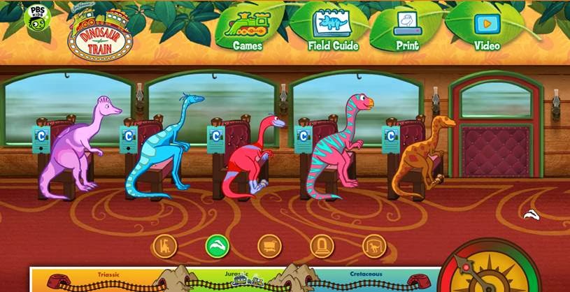 Pbskids Dinosaur Train Games