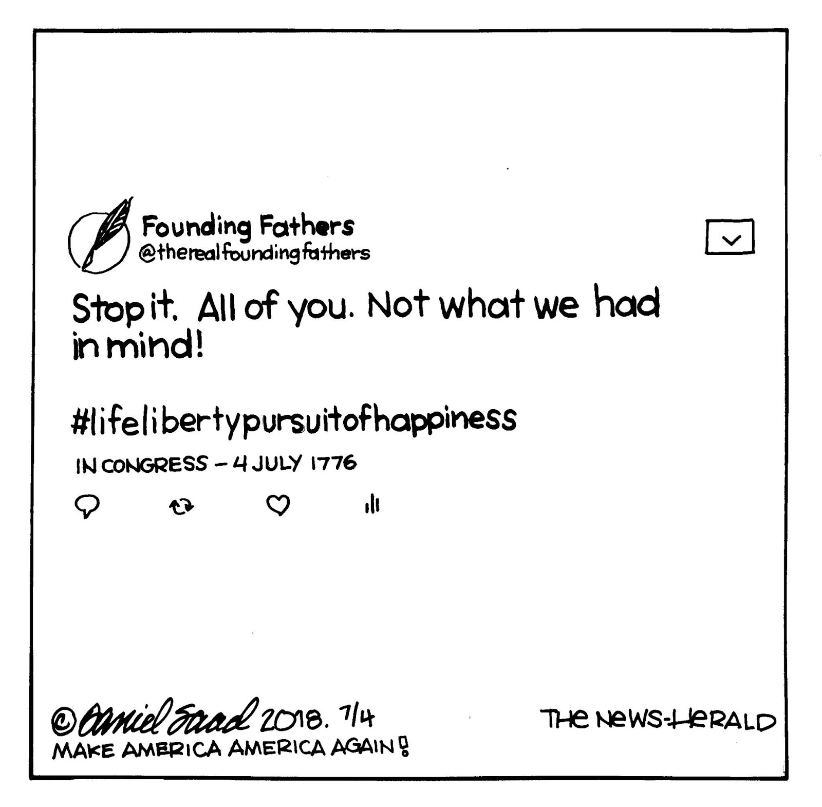 40 Years of Saad Cartoons – The Daily Cartoonist