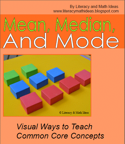 Literacy & Math Ideas: Teach Mean, Median, & Mode in a Hands-On Way
