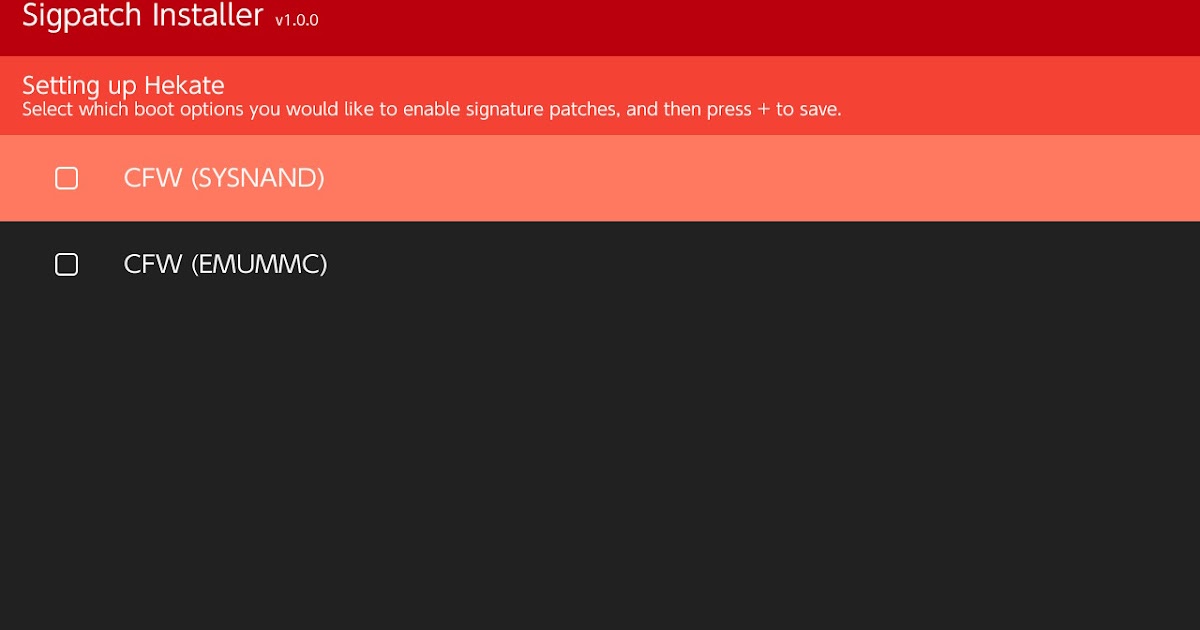 ニンテンドースイッチ kosmosでnspファイルをインストール＆起動するためのパッチを本体で直接アップデートできるSigpatch-Installer紹介