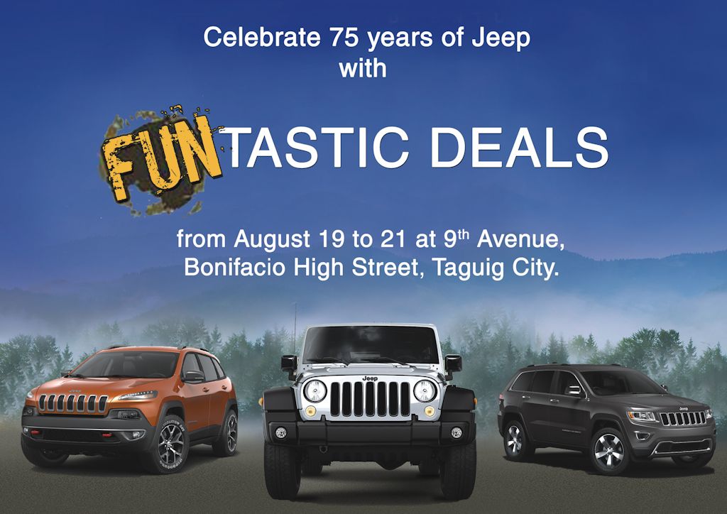 Jeep is Offering Funtastic Deals this Weekend | CarGuide.PH ...