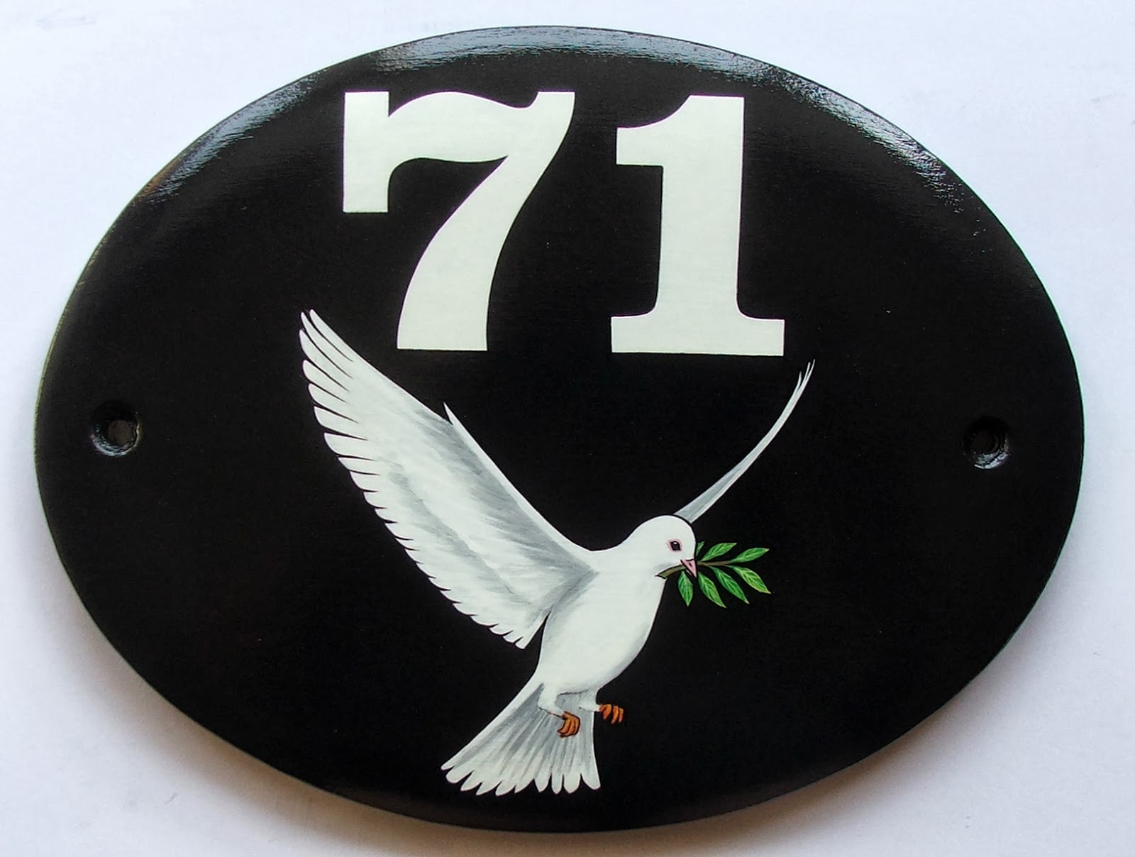 Hand Painted House Signs by Ceramic Art: Hand painted ceramic house ...