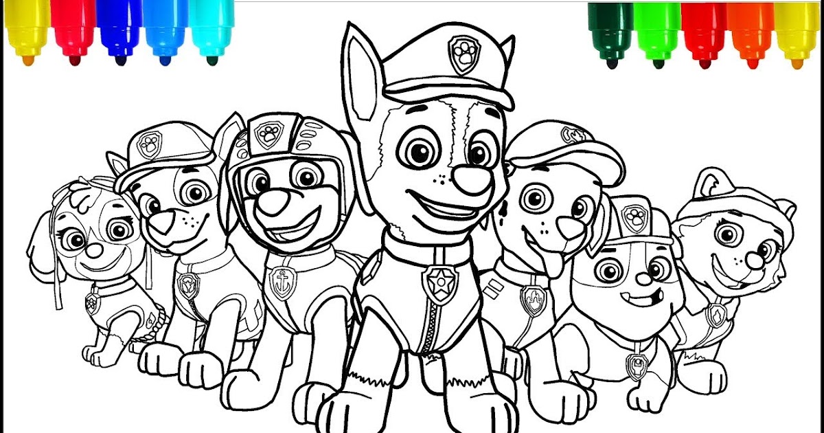 Coloring Pages Paw Patrol - Fun Coloring