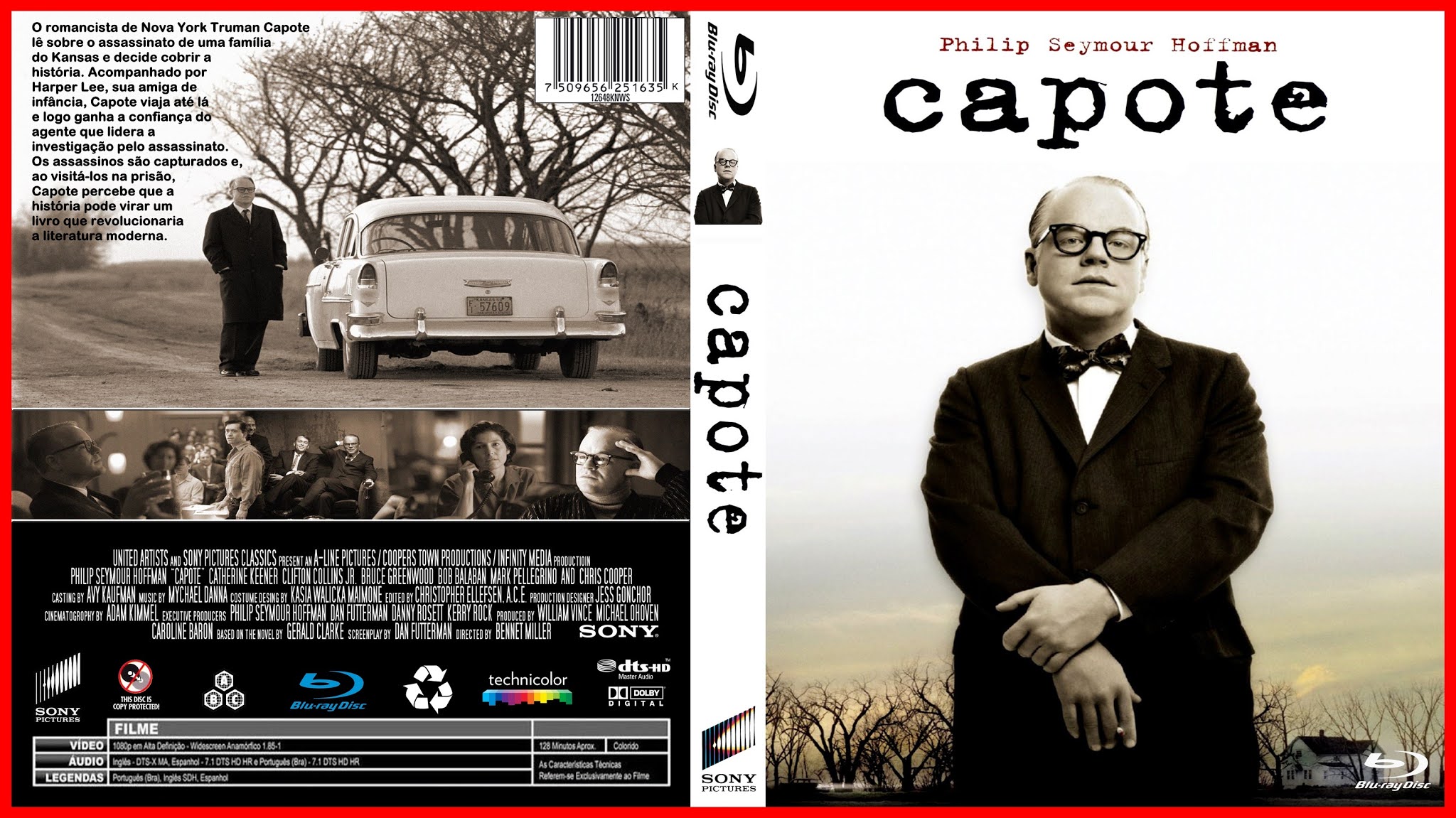 CAPAS DVD-R GRATIS: Capote (2005) - Blu Ray