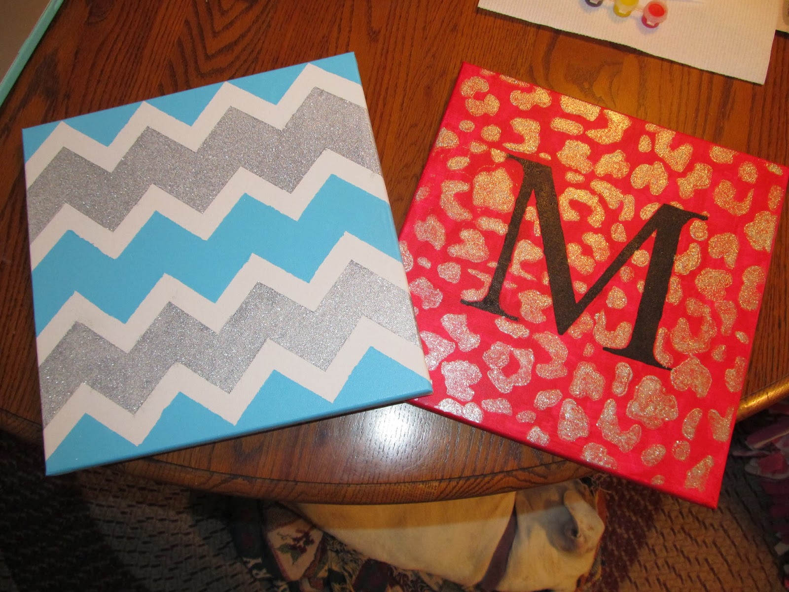 Practically Perfect In Every Way: Let's Get Crafty - Canvas Paintings