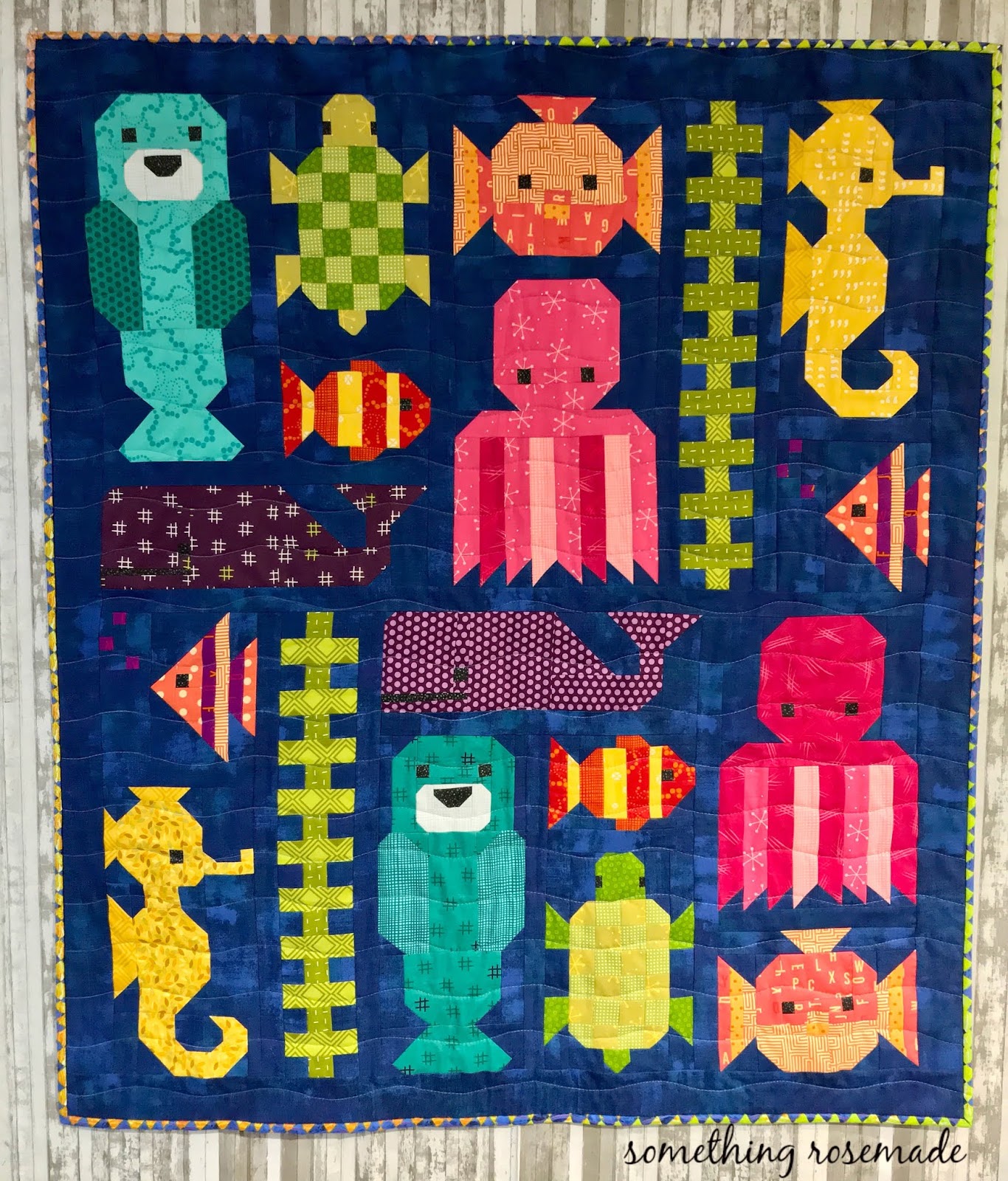 something rosemade: Parade of Awesome Ocean QAL Quilts