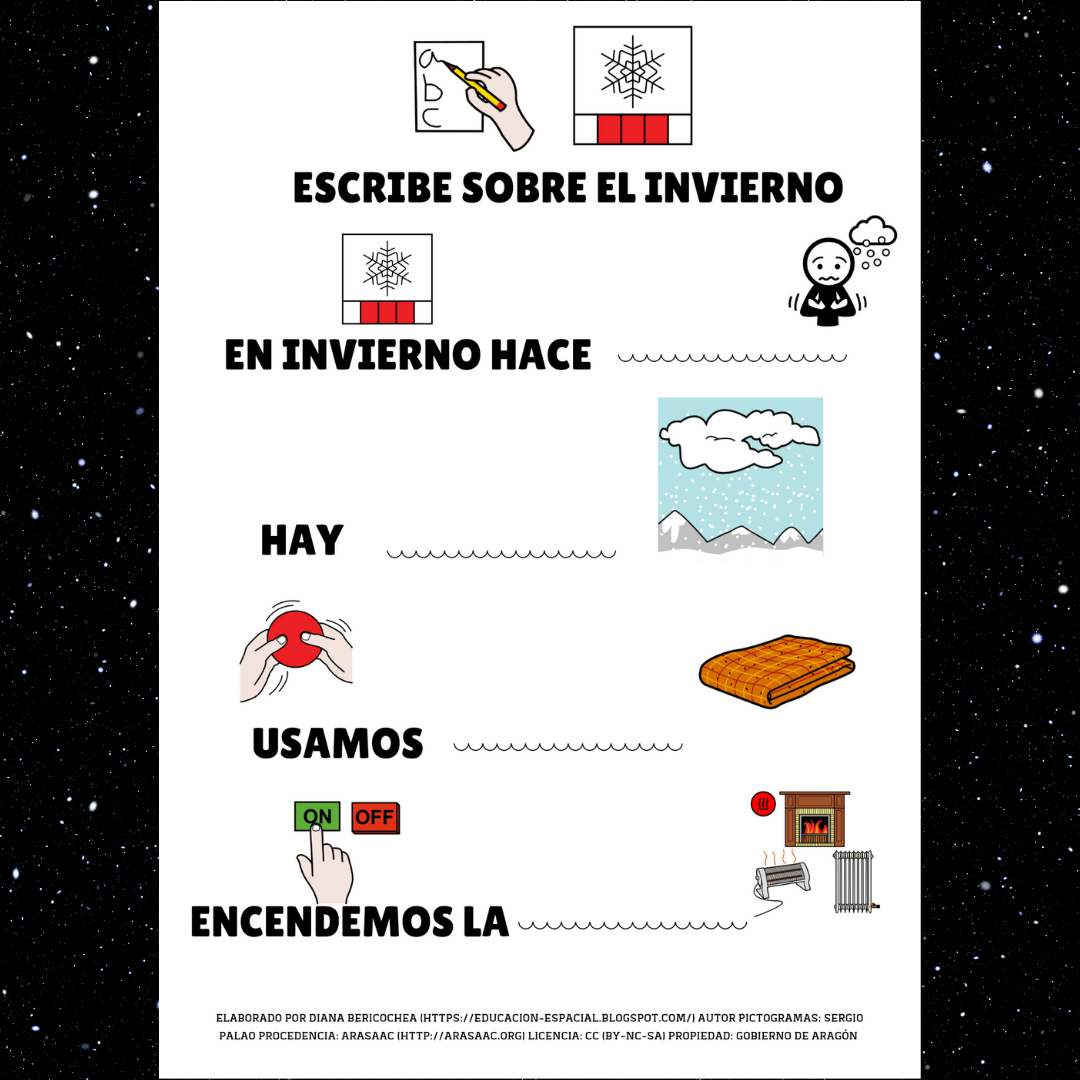 Lectoescritura funcional 8: Cuadernillo de invierno (2 niveles)