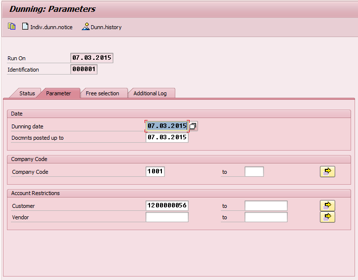 All About SAP: How to use F150 in SAP (SAP Dunning)