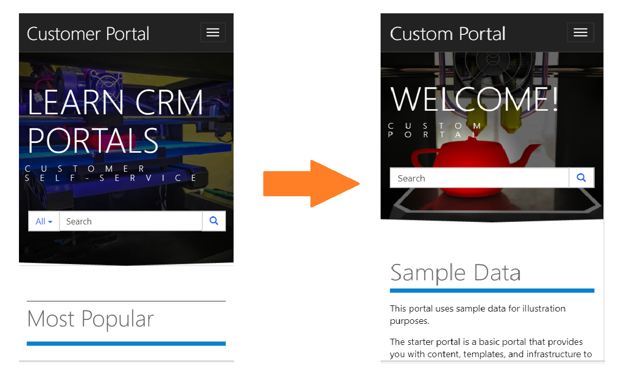 Change the Portal after Installing different Portal in Dynamics 365 ... Change the Portal after Installing different Portal in Dynamics 365 ...