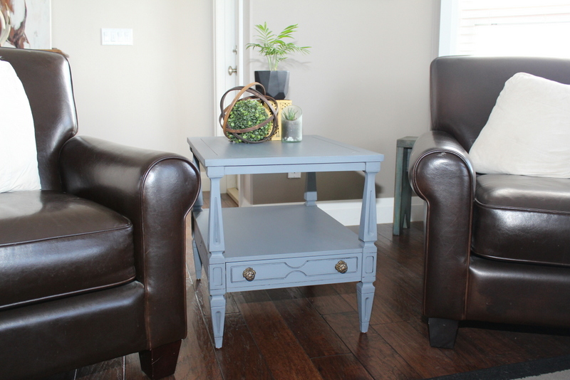 Chair Side Table do over in Fusion Soapstone