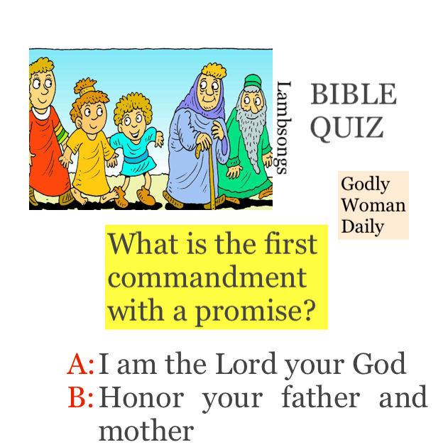 What is the first commandment with a promise? - BIBLE QUIZ