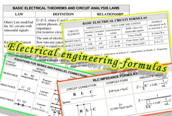 Electrical engineering-formulas - electrical and electronics technology ...