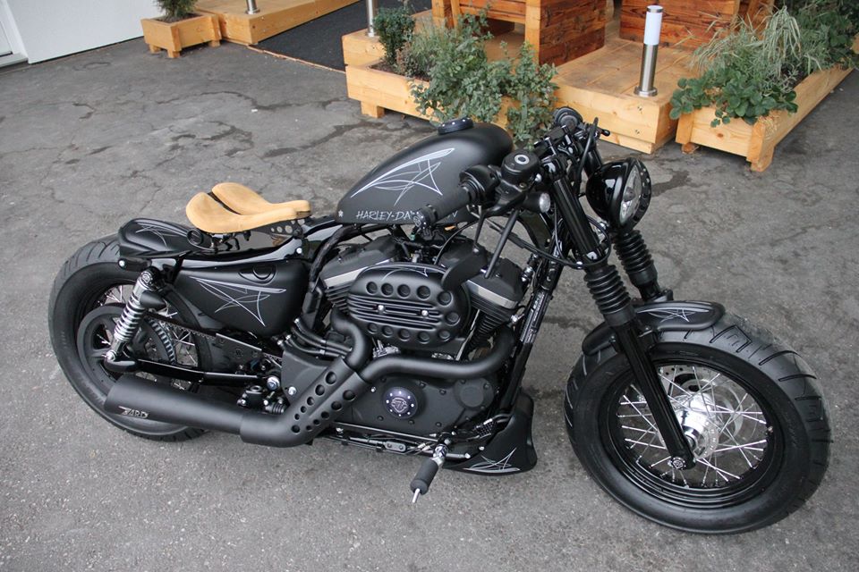 DUECILINDRI: Sporty 48 neo bobber modified!