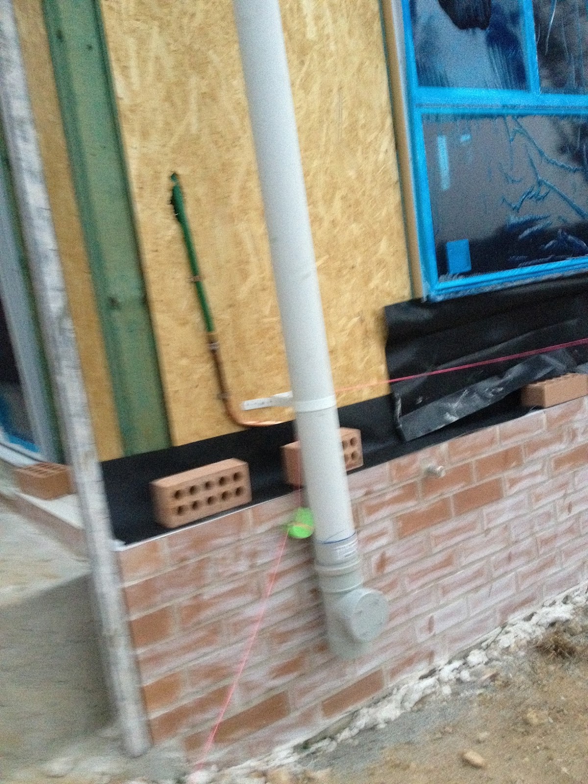 New Lindfield House: Termite protection installed, some plumbing