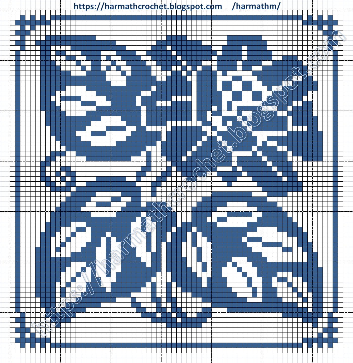 Filet - Crochet Patterns: Filet - crochet lace 272