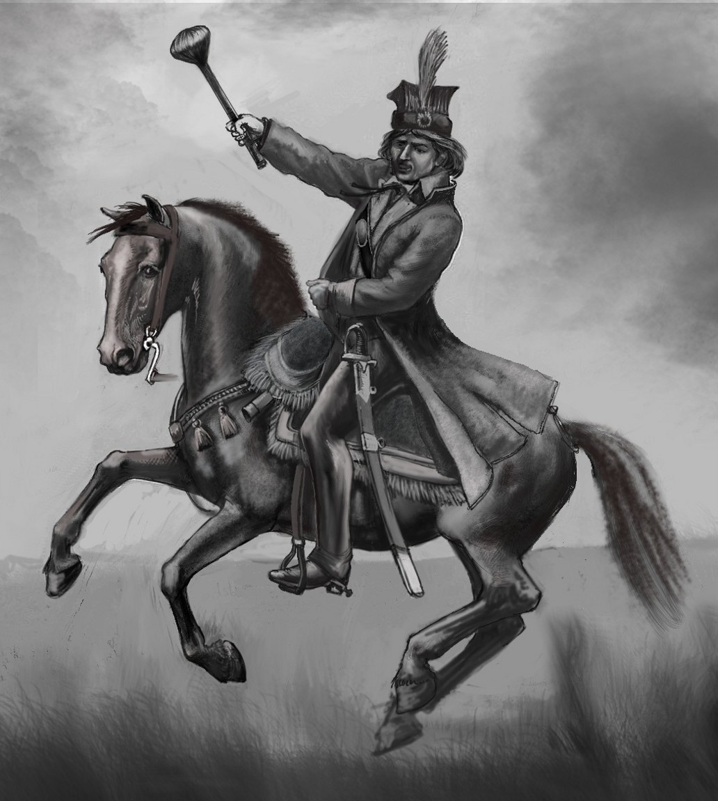 Medieval Highwayman Drawing